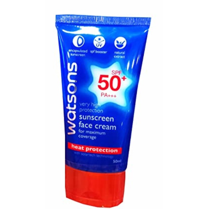 Jual Watson Sunscreen Face 50SPF 50ml | Shopee Indonesia