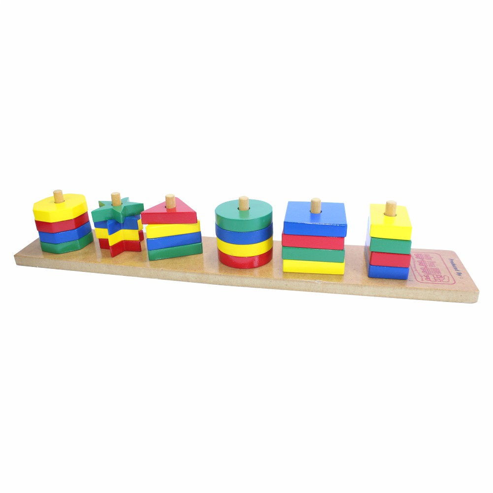 Jual MAINAN KAYU | SHAPE & COLOUR SORTING RING UNTUK PENDIDIKAN ANAK ...