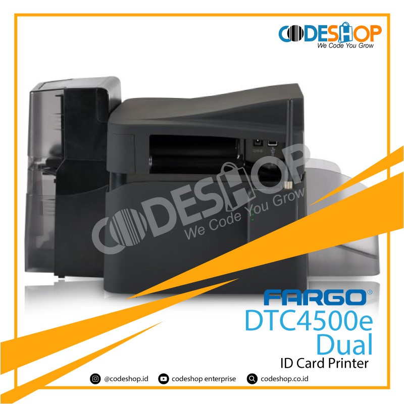 Jual FARGO DTC4500E | DTC4500 - DUAL SIDE -DUA SISI mesin cetak kartu ...