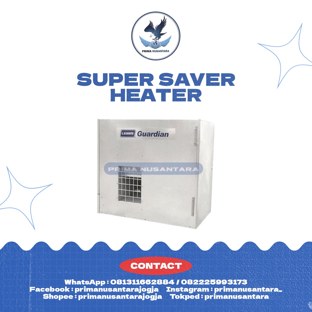 Jual LB WHITE GUARDIAN HEATER PEMANAS GAS KANDANG AYAM BROILER CLOSED HOUSE | Shopee Indonesia