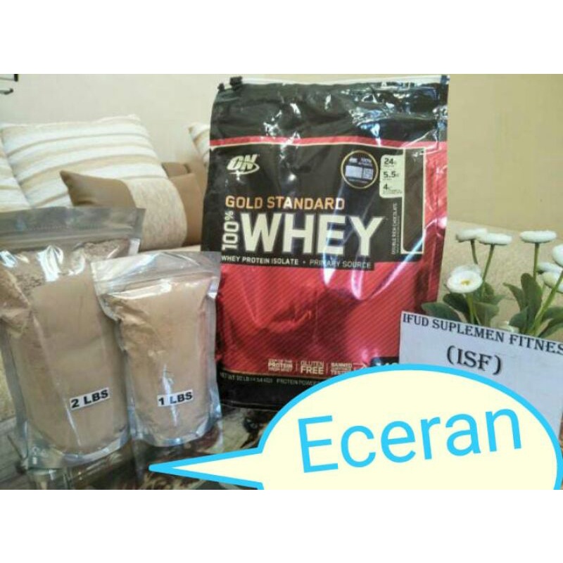 Jual Optimum Nutrition Whey Gold Standard Ecer 1 lbs ON Whey Gold ...