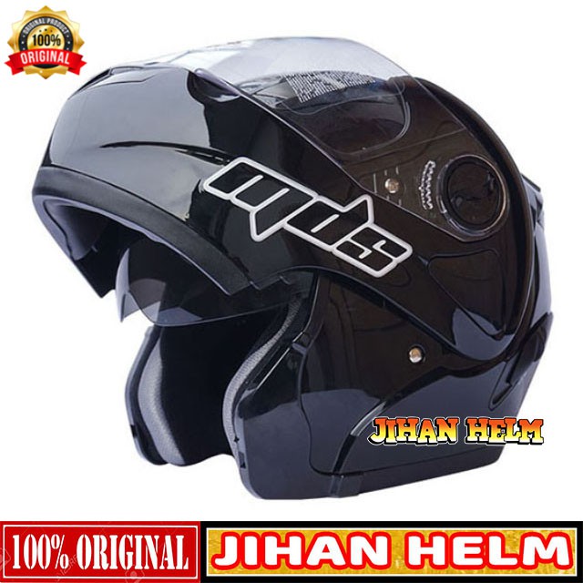HELM / MDS / HELM MDS / HELM FULL FACE MDS PRO RIDER BLACK TERMURAH ...