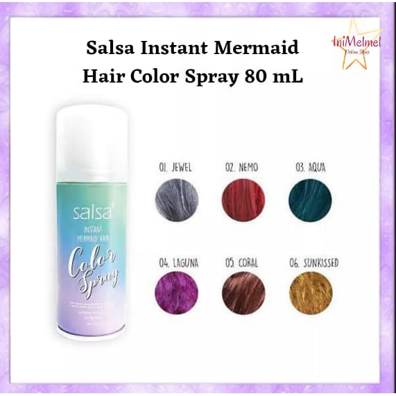 Jual Salsa Instant Mermaid Hair Color Spray 80 mL/ Perawatan Rambut ...