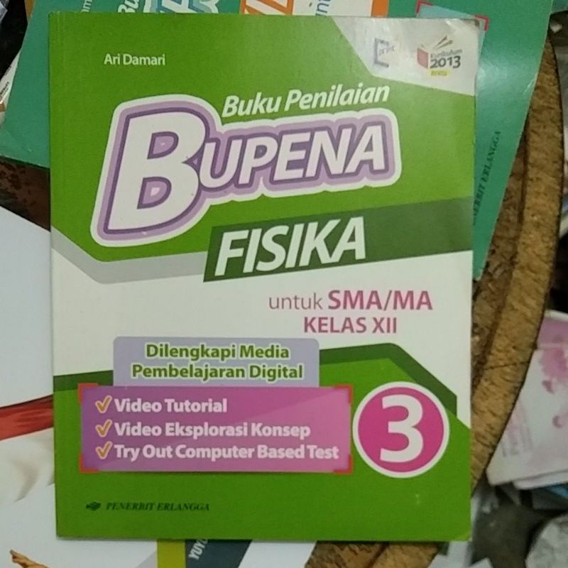 Jual buku bupena fisika SMA Erlangga kelas 3-12 penerbit Erlangga | Shopee Indonesia