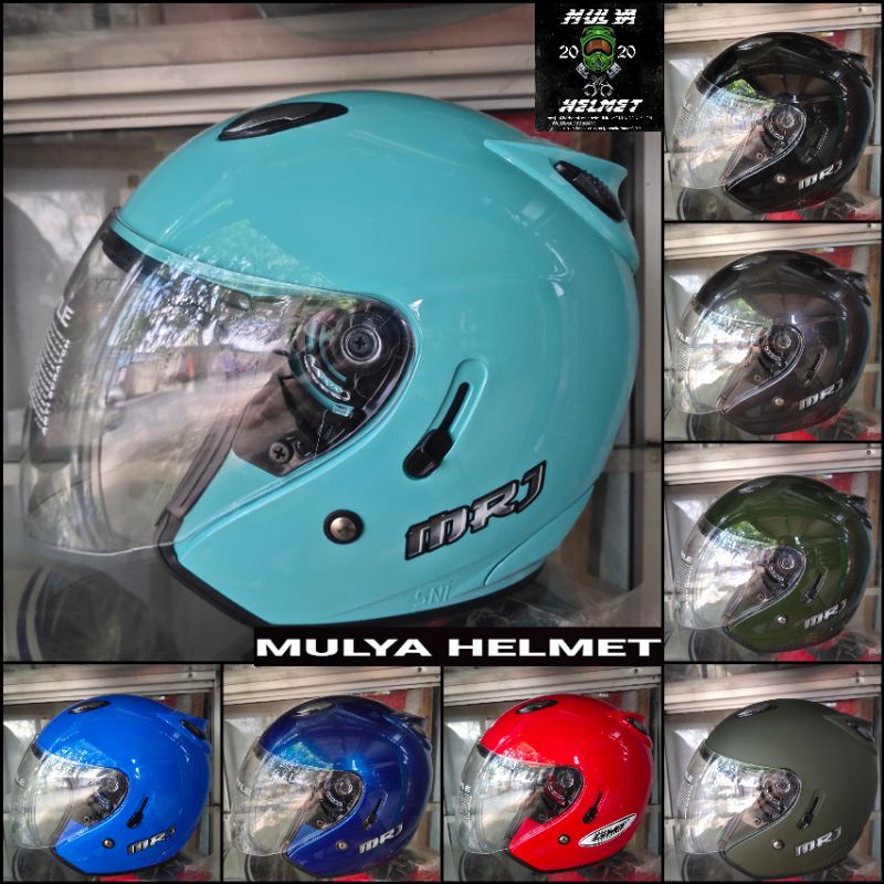 Jual Helm Centro Merk Mrj Double Vissor | Shopee Indonesia