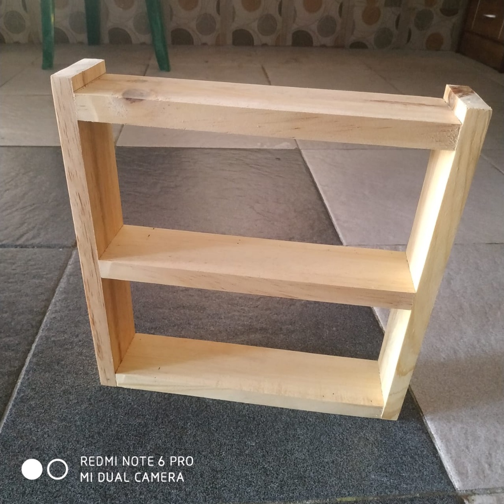 Jual Rak Kayu Serbaguna Tempat Bumbu Susun Botol Rak Toples Mini Rak ...