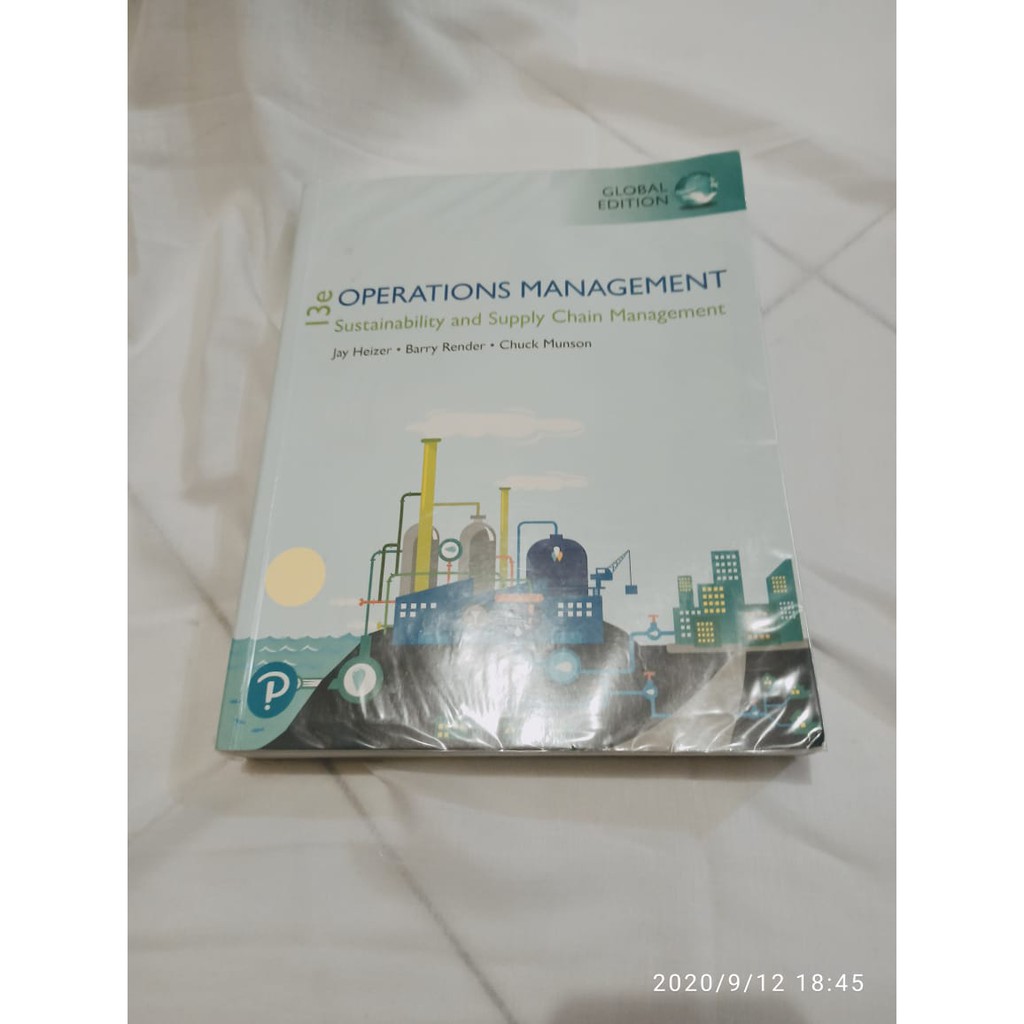 Jual Jual Buku Operations Management Ed 12 Heizer Render Munson ORI ...