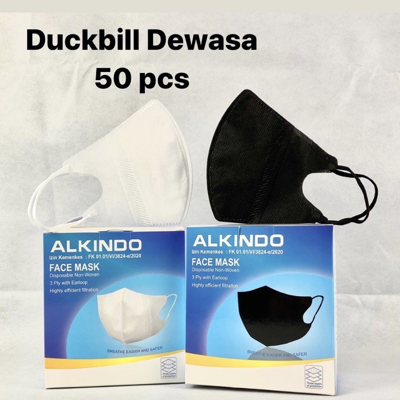 MASKER duckbill alkindo 3play kemenkes face mask isi 50 | Shopee Indonesia MASKER duckbill alkindo 3play kemenkes face mask isi 50 | Shopee Indonesia