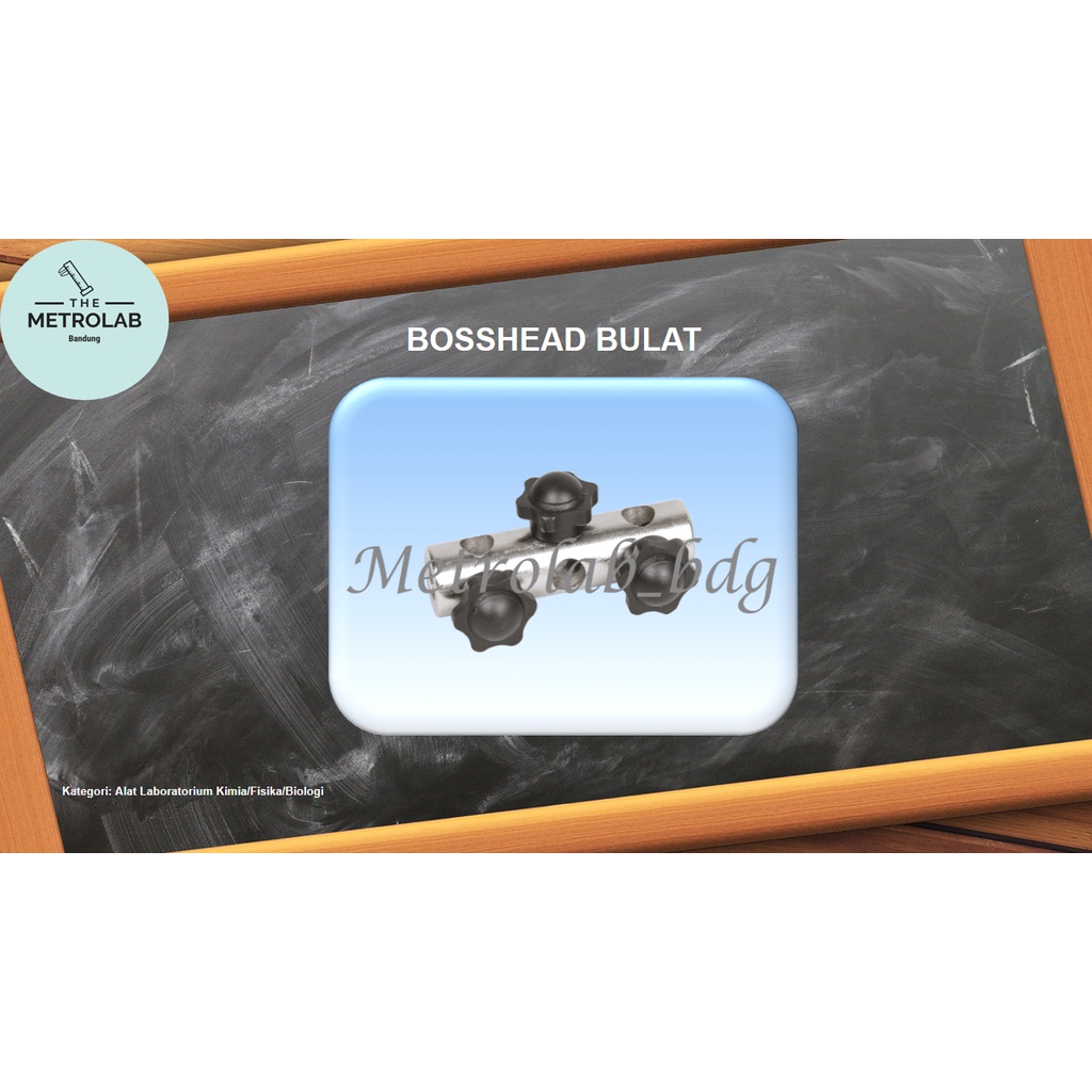 Jual Bosshead Bulat | Penyambung batang statif | Penjepit ke Batang ...