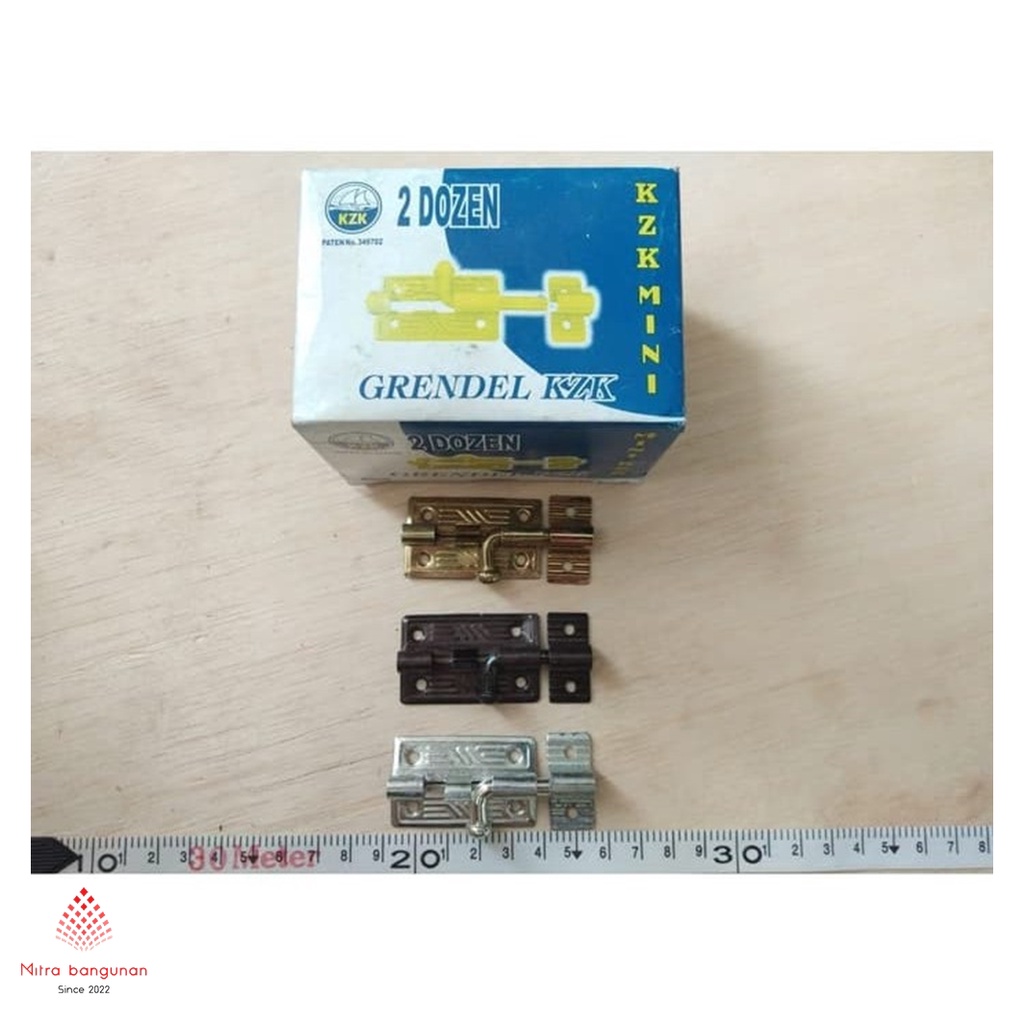 Jual GRENDEL KZK MINI 2 INCH KUNING GOLD PUTIH SILVER PERAK ANTIK ...