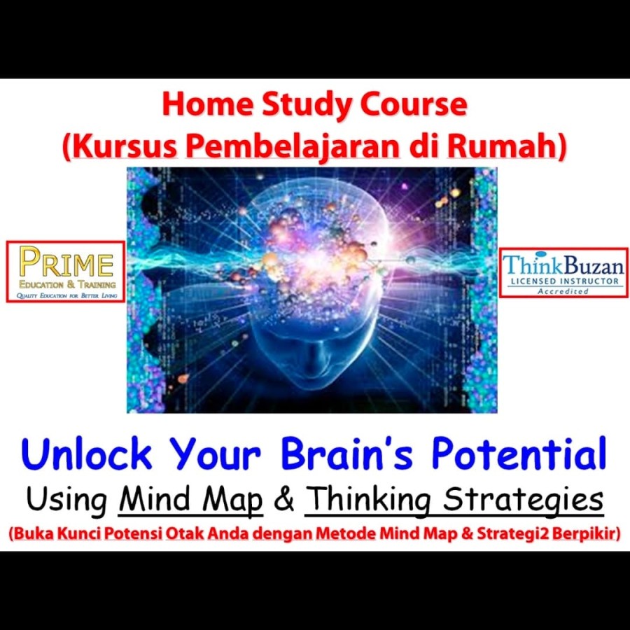 Jual Unlock Your Brain Potential using Mind Map & Thinking Strategies ...