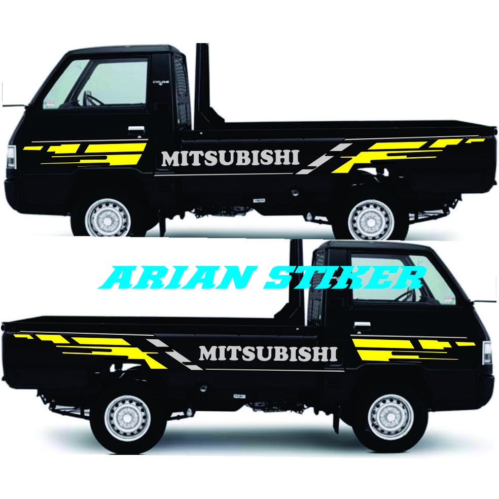 Jual Stiker Striping Mobil Pickup Mitsubishi L300 Stiker Cutting Mobil ...