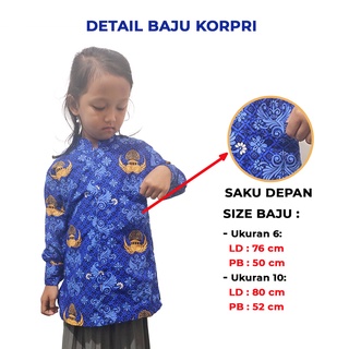 Jual Baju Guru Kostum Anak-Anak / Seragam Korpri Anak Kostum PNS ASN ...