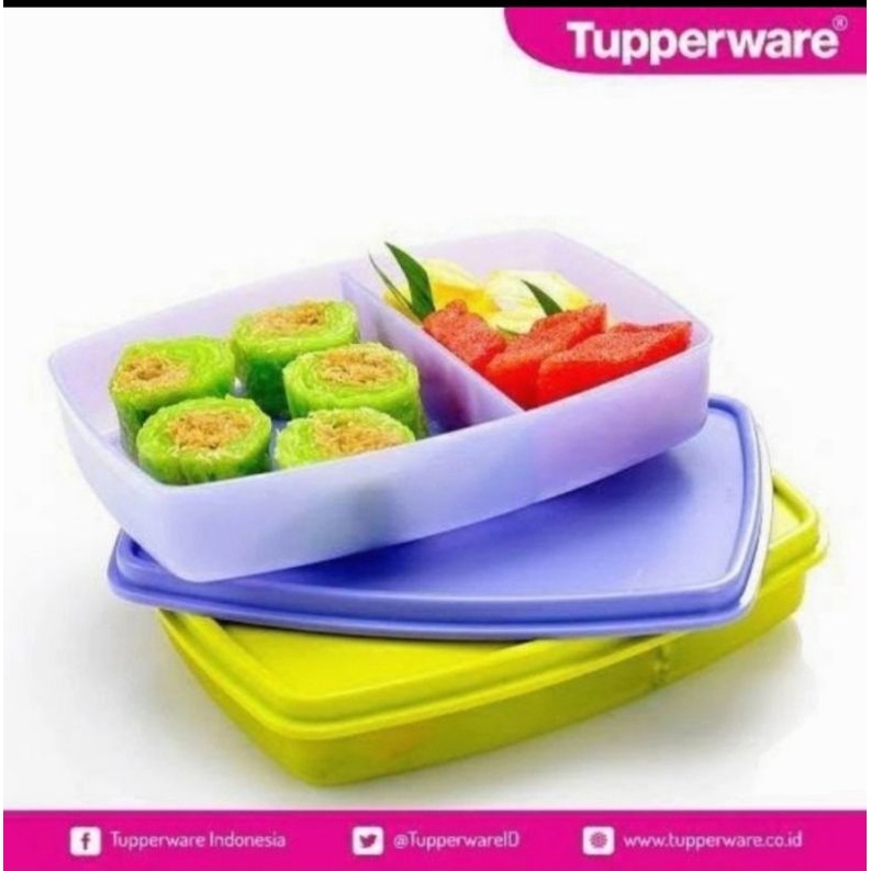Jual tupperware fun bento box -tempat makan -kotak bekal | Shopee Indonesia
