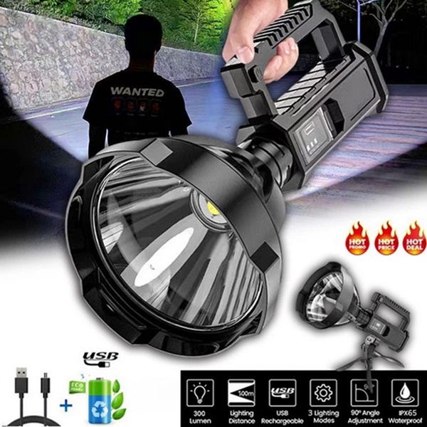 Jual Senter Jumbo W591 Sangat Terang High Power Rechargeable Led ...