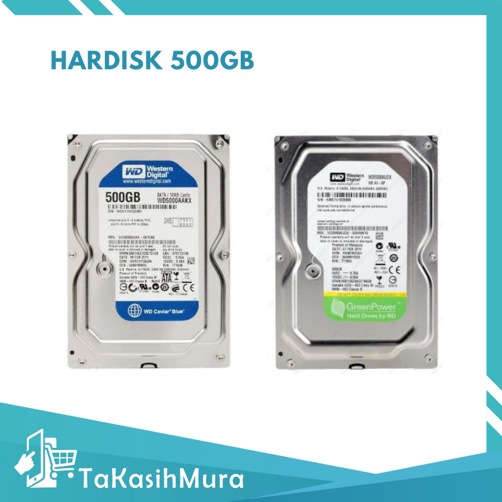 Jual HARDISK 500GB WD BLUE WD GREEN Hardisk CCTV Blue Harddisk 500 GB ...