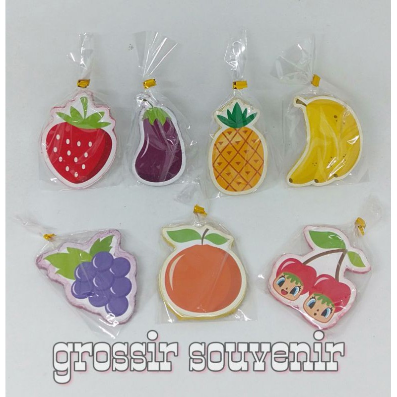 Jual ISI 100 TEMPELAN KULKAS BUAH BUAHAN SOUVENIR PERNIKAHAN SOUVENIR UNIK SOUVENIR CANTIK ...