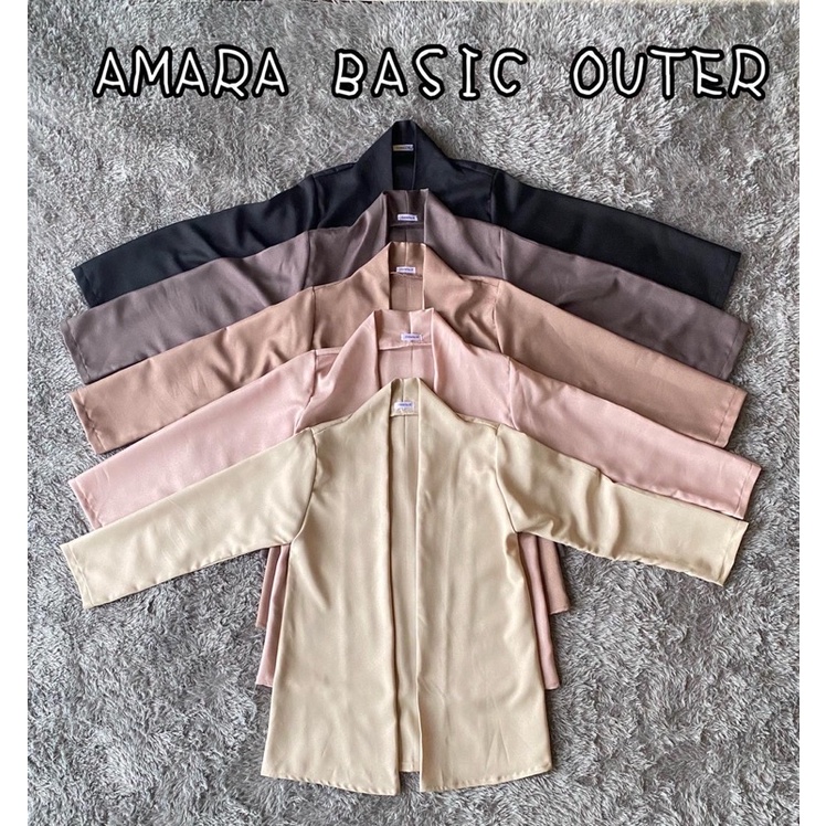 Jual AMARA BASIC OUTER | Outer blazer polos |Outer polos|Outer kerja|blazer polos | Shopee Indonesia