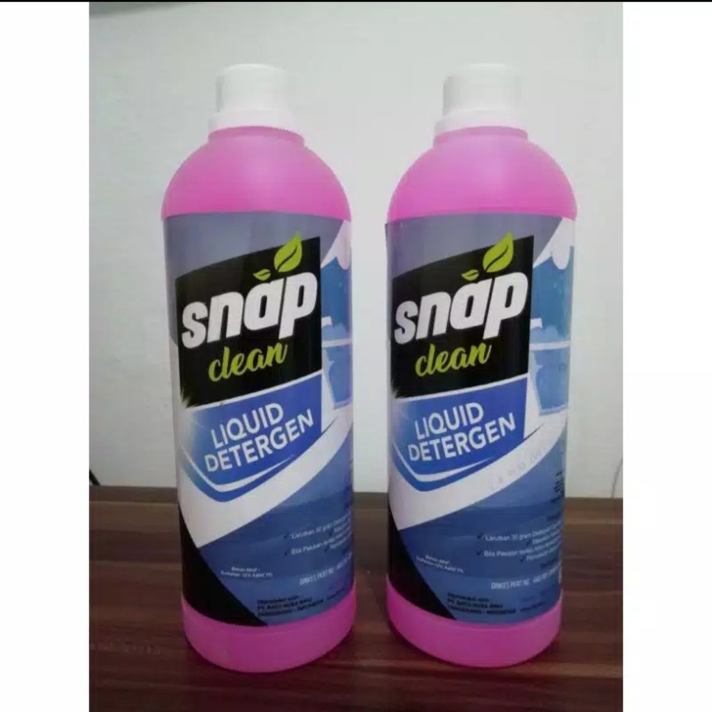 Jual Deterjen Cair Snap Clean 1 Liter | Shopee Indonesia