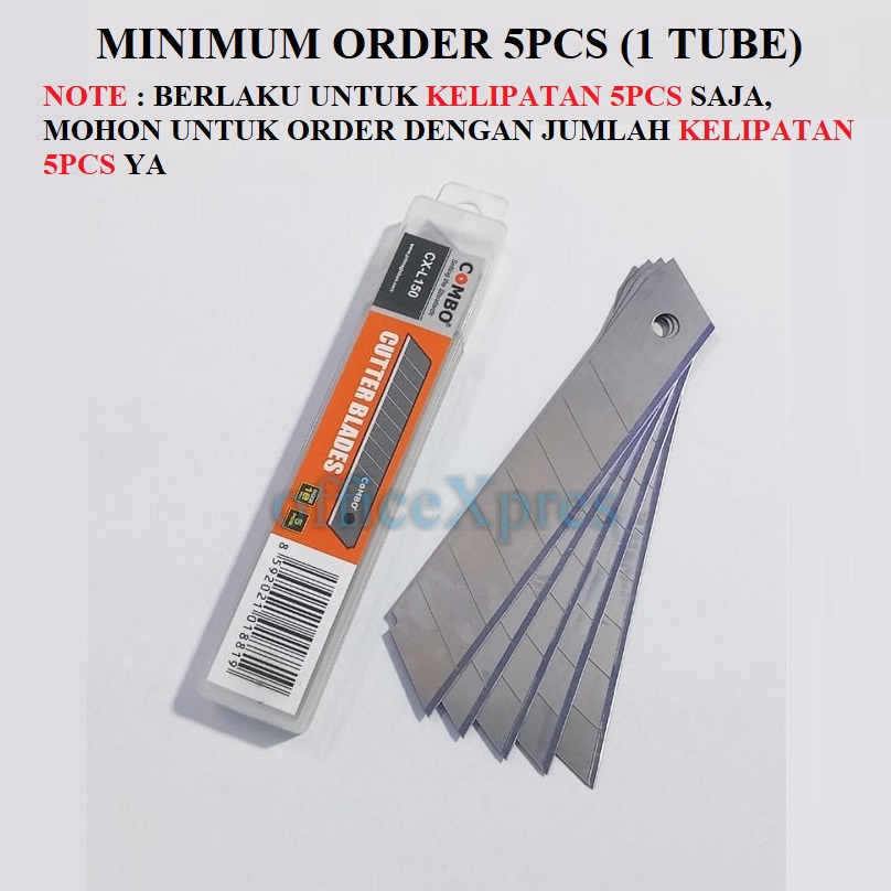 Jual Isi Cutter Besar / Isi Cutter / Refill Cutter Blade Besar L150 ...