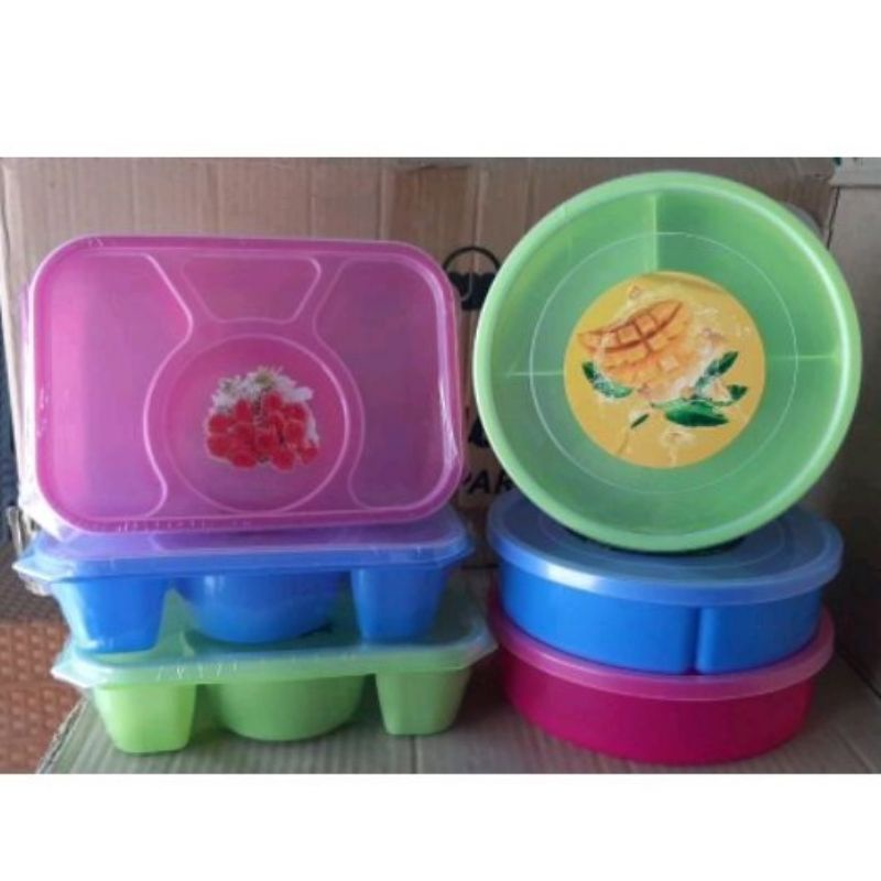 Jual Tempat Kotak Makan / Bekal / Ompreng / Rantang Catering Plastik ...