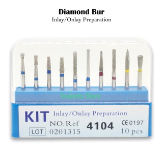 Jual Dental Diamond Bur Preparasi Inlay Onlay Preparation Gigi | Shopee ...