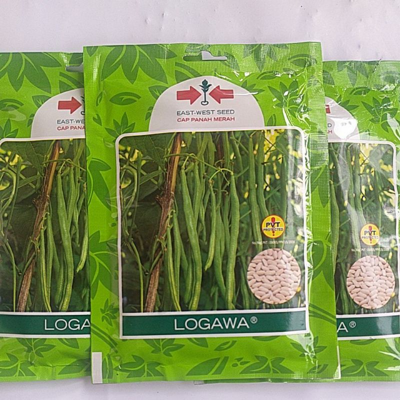 Jual Benih buncis logawa cap panah merah isi 225 butir | Shopee Indonesia