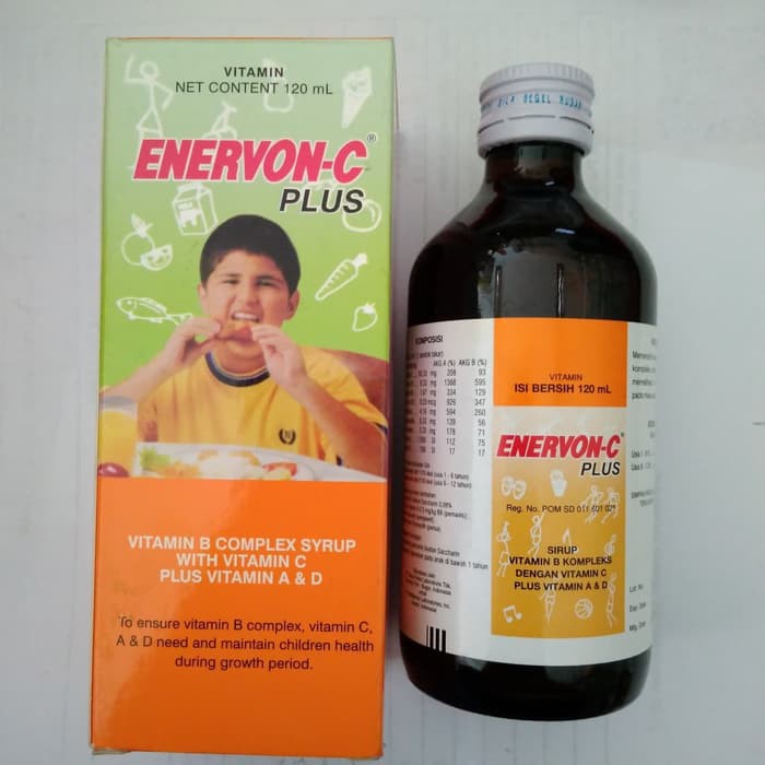 Jual Enervon C Plus Syrup 120ml | Shopee Indonesia