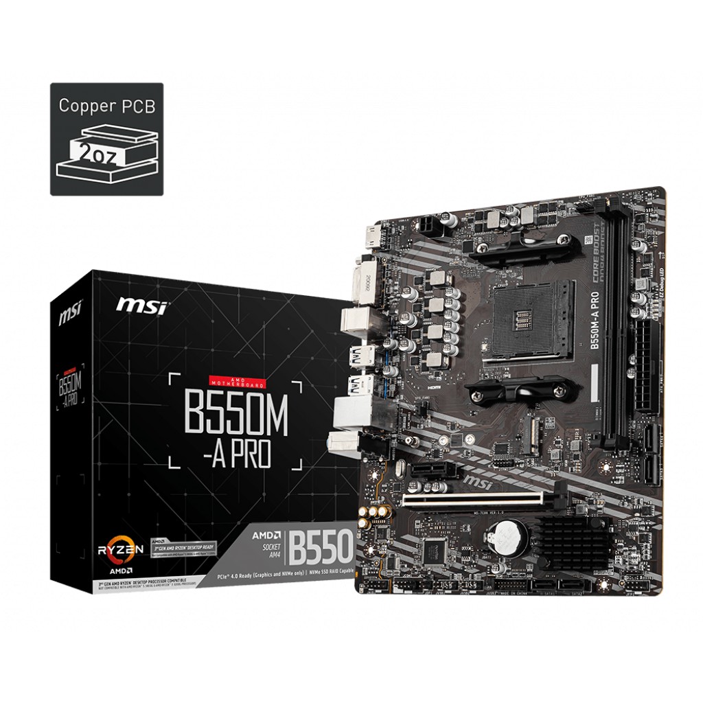 Jual MSI B550M A PRO AMD AM4 B550 DDR4 Motherboard | Shopee Indonesia