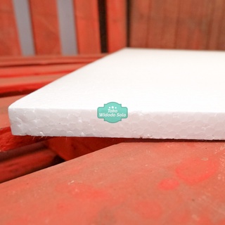 Jual Gabus Styrofoam Putih Tebal 2cm Ukuran 50x100cm Medium Density (10 ...