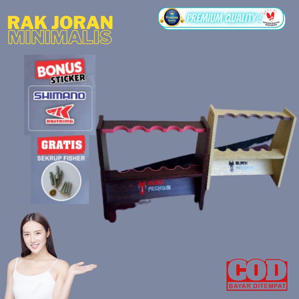 Jual Rak joran pancing dinding BLACK PEGASUS mini rak joran | Shopee ...