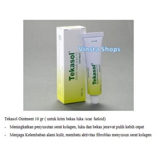 Jual Tekasol Ointment 10 gr (krim bekas luka /scar /keloid) | Shopee ...