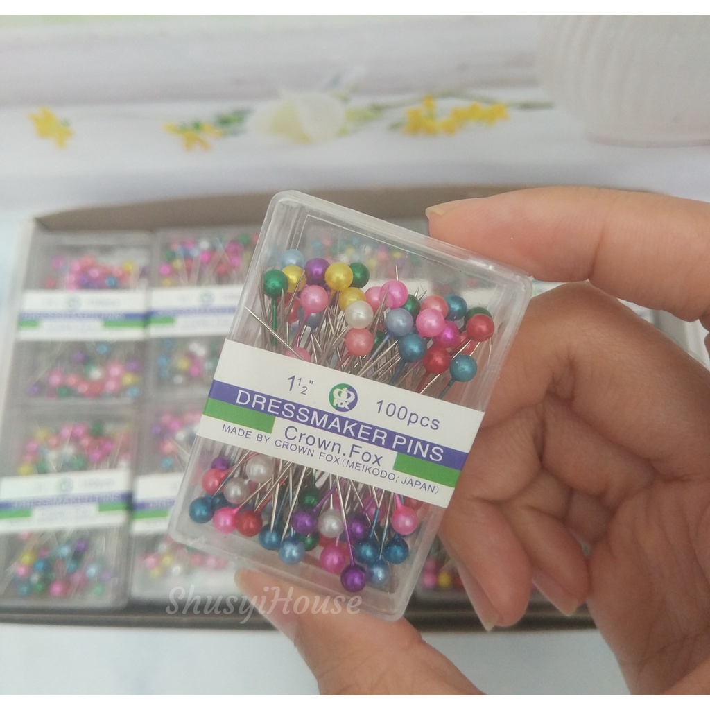 Jual Jarum pentul anti karat jarum pentul stainlees jarum pentul mika ...