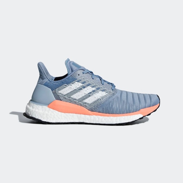 Jual Adidas Women Solar Boost Shoes Raw Grey Blue Original | Shopee ...