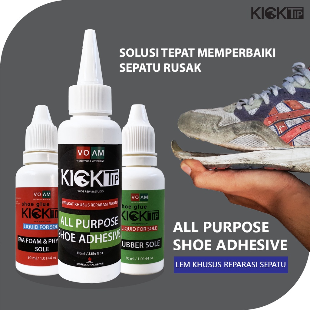 Jual Lem Sepatu Untuk Reparasi Perbaikan dan Ganti Sol Kicktip All ...