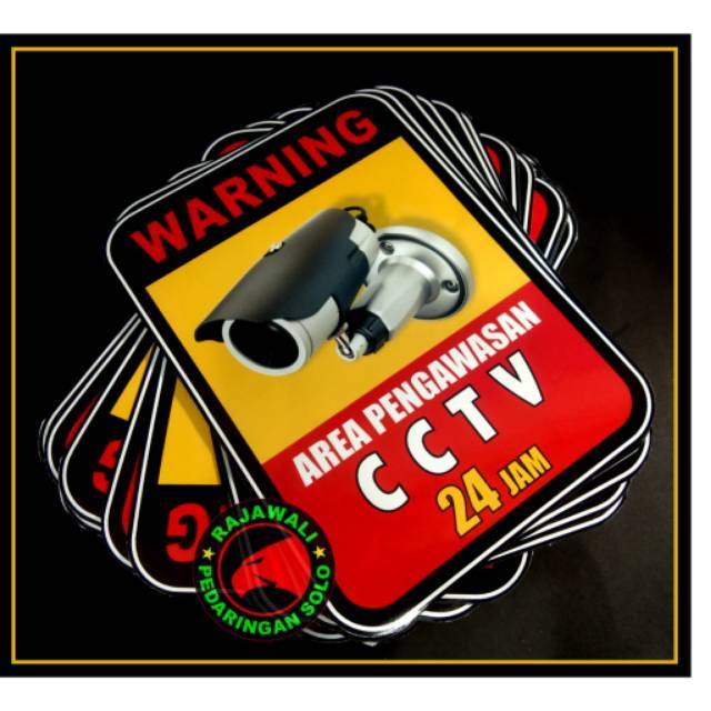 Jual STICKER CCTV 12x17CM | Shopee Indonesia