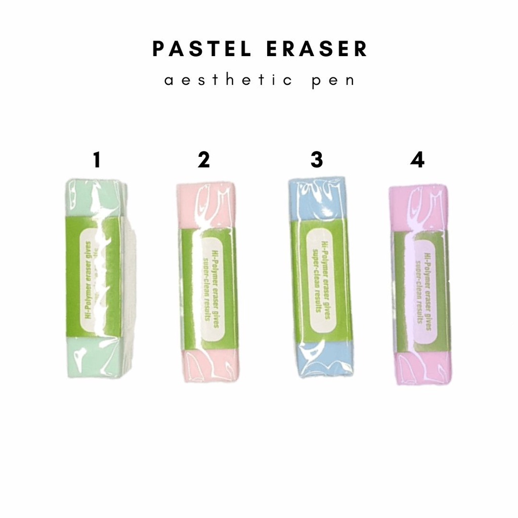 Jual penghapus pastel aesthetic / eraser pastel aesthetic | Shopee ...