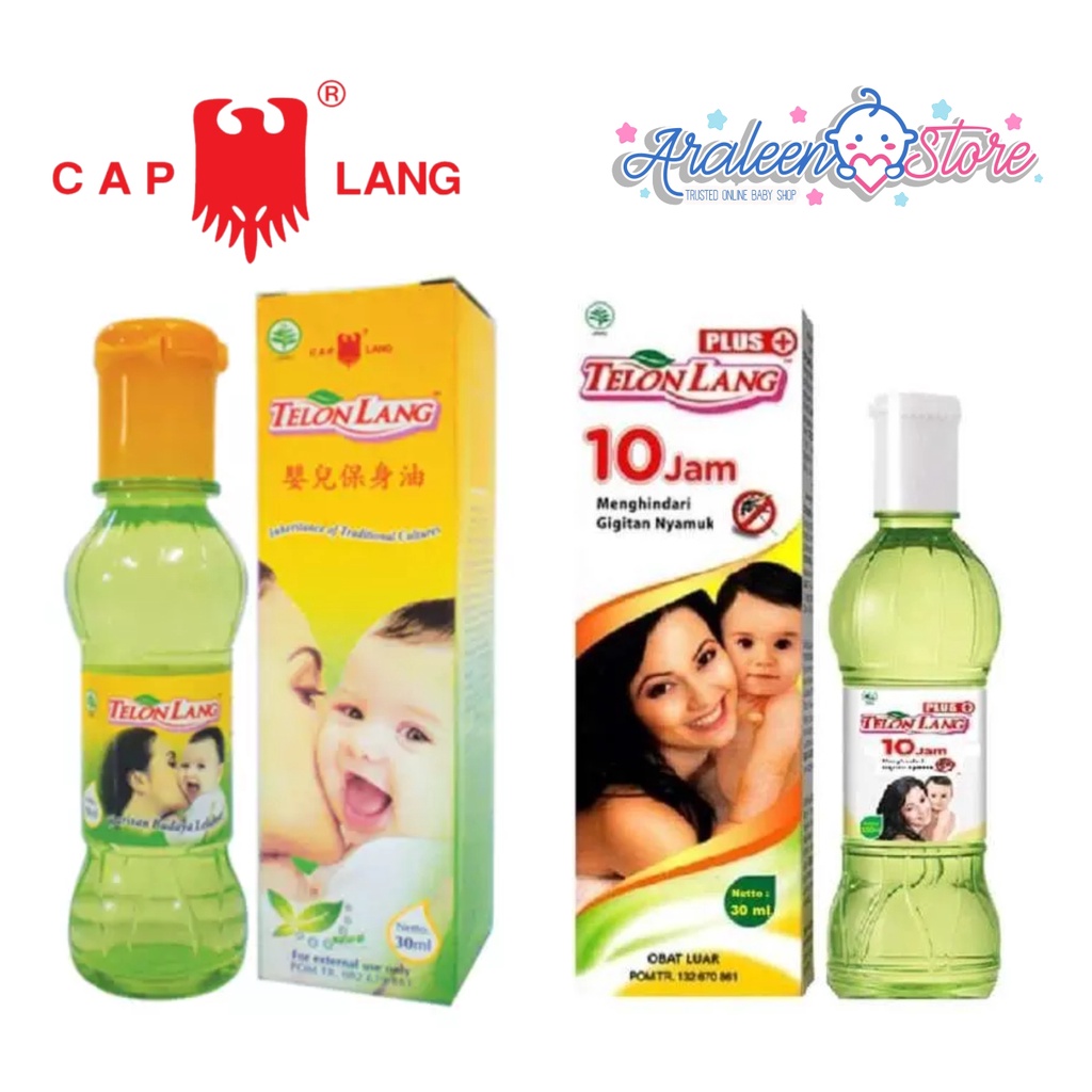 Jual CAP LANG Telon Lang dan Telon Lang Plus Telon Bayi 30 ml | Shopee Indonesia