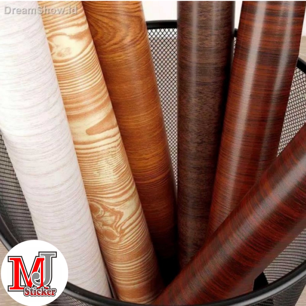 Jual STIKER MOTIF KAYU SERAT 3D MARMER WALLPAPER STICKER WOOD PVC ...