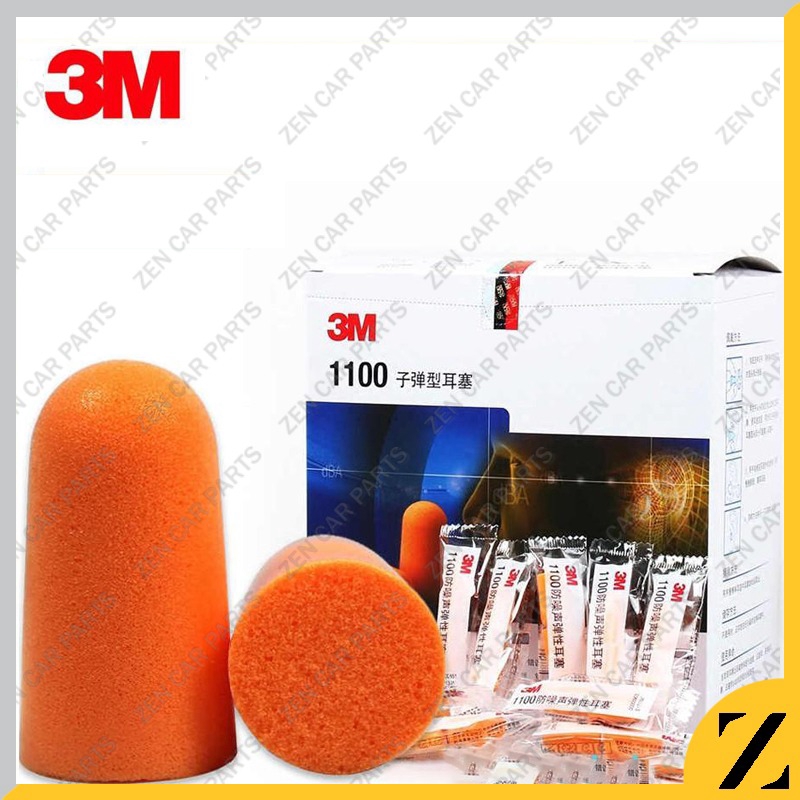 Jual 3M Yellow Neon Uncorded Foam Ear Plug EARPLUG 1100 Protector Pelindung Penutup Telinga 3M ...