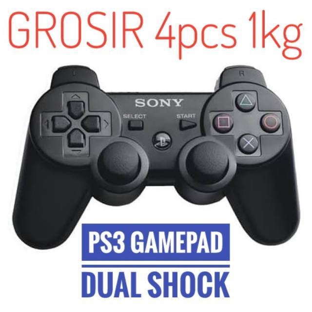 Jual stick gamepad Sony PS3 dual shock DS3 wireless kalbar Indonesia ...