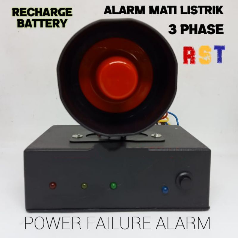 Jual Alarm Mati Listrik 3 Phase RST Suara Keras | Shopee Indonesia