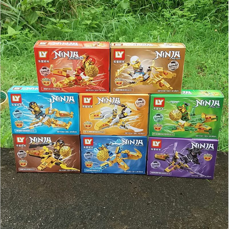 Jual mainan anak blok ninja naga / Lego ninja naga / Ninjago naga ...