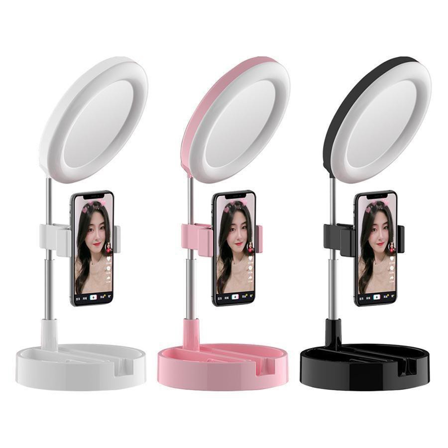 Jual CERMIN RING LIGHT LED / CERMIN MAKEUP LIPAT | Shopee Indonesia