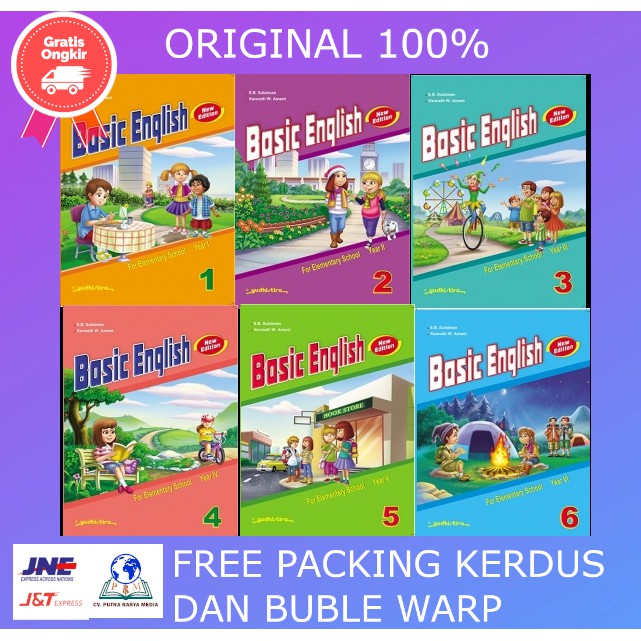 Jual Buku Basic English kelas 1 - 6 SD | Penerbit Yudhistira | Shopee ...
