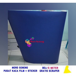 Jual STIKER WARNA BIRU DOFF/ STIKER BLUE MATTE/ STIKER MOTOR/STIKER ...