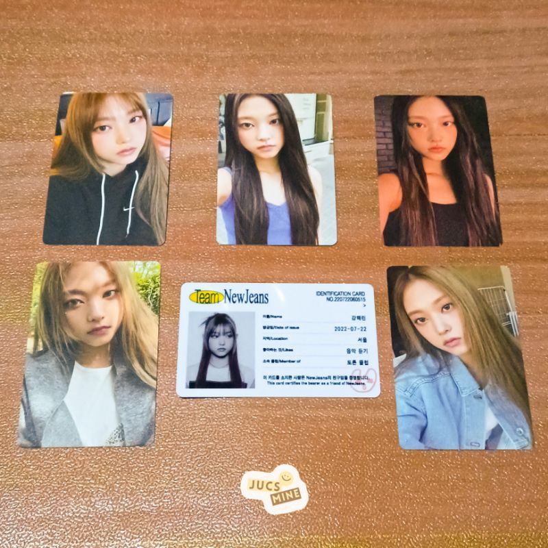Jual [ READY STOCK ] PC NEW JEANS BLUEBOOK HAERIN | PHOTOCARD NEWJEANS ...