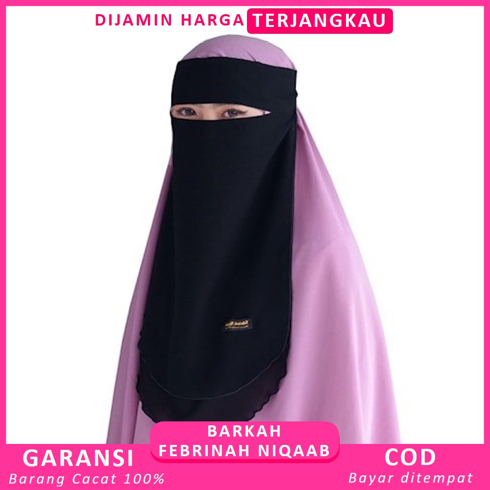 Jual Cadar Niqab Hijab Niqob Jilbab Nikab Nikob Niqop Veil Kerudung Khimar Muslim Saudia Cadar ...