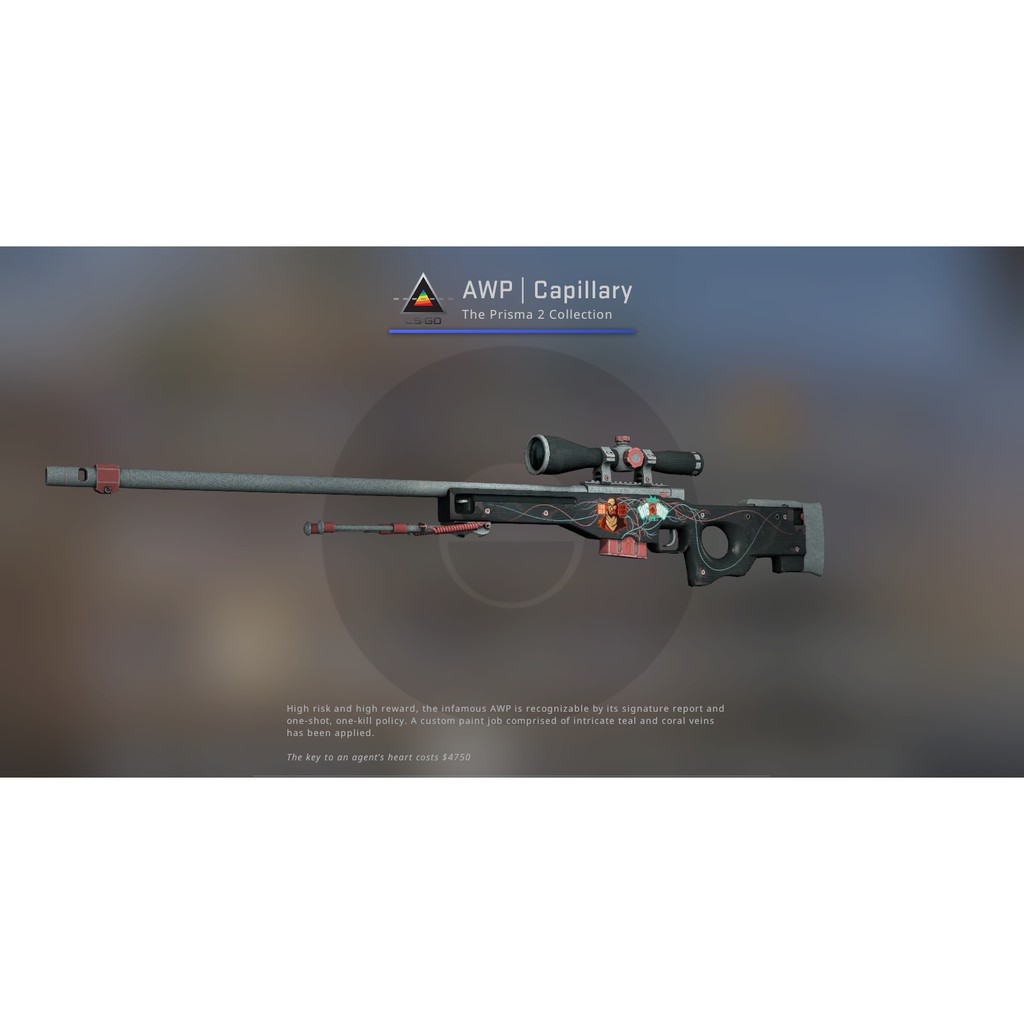 Jual SKIN CSGO | AWP - CAPILLARY + STICKERS | Shopee Indonesia
