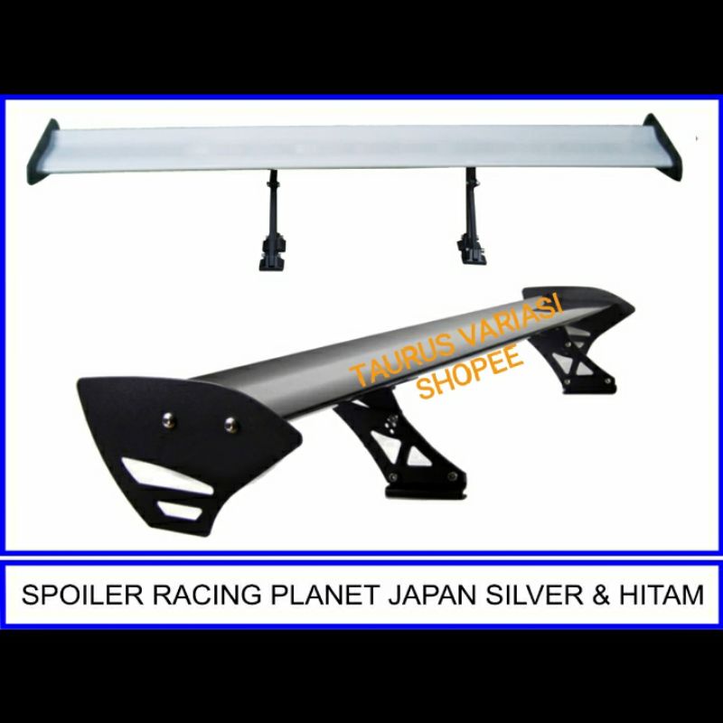 Jual SPOILER Wing Racing Planet Japan Mobil Sedan Universal | Shopee ...